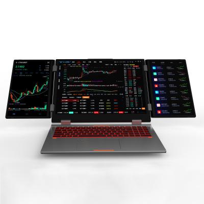 China 16-Inch Laptop with Triple Touchscreens, Dual-Channel DDR5, Keyboard Backlighting, Fingerprint Lock, and Intel Core i7-1260P CPU for sale