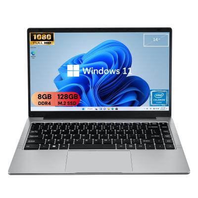 China 14 Inch Windows 11 Laptop with Intel N4500 1920x1080 Resolution and WiFi 802.11ac for Business Use for sale