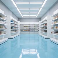 China Commercial Grade Epoxy Floor Paint with Abrasion Resistance Scratch Proof Seamless Dust-Free for Retail Store Office Building for sale
