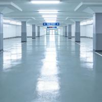 China Commercial Grade Epoxy Floor Paint with Abrasion Resistance Scratch Proof Seamless Dust-Free for Retail Store Office Building for sale