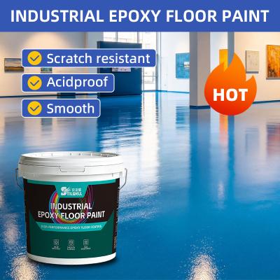 China NEW-Heavy Duty Epoxy Floor Coating with Impact Resistance for Factory, Mall & GMP Workshop for sale