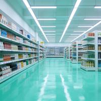 China Heavy-Duty Epoxy Floor Coating with Seamless & Anti-Slip for Pharmaceutical & GMP Clean Rooms for sale