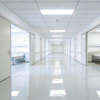 China Antibacterial Epoxy Resin Flooring with Hygienic & Stain-Resistant for Hospitals & Operating Rooms for sale