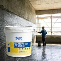 China Industrial Grade Waterproof Coating with Acrylic Emulsion for Roof Wall Cement Floor Construction for sale