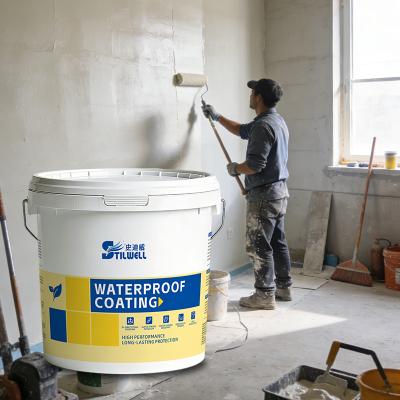 China Interior Decoration Waterproof Paint with Polyurethane Resin for Wall Floor Roof Indoor Use for sale
