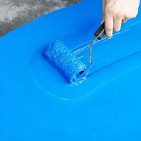 China Non Toxic Low Odor Floor Coating Waterproof Coating with Adhesive for Concrete Slab Floor for sale