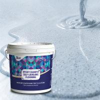 China Multi-Scene Epoxy Quartz Self-Leveling Flooring with Universal Compatibility for Concrete Tile Marble for sale