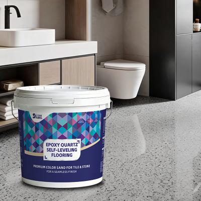 China Professional Eco-Friendly Colored Sand Epoxy Floor Coating with High Adhesion for Slip-Resistant Factory Aisles for sale