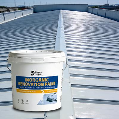 China Anti-Corrosion Acrylic Inorganic Paint UV-Stable Liquid Coating for Outdoor Metal Steel Structures Floor Use Brush/Spray for sale