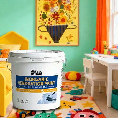 China Anti-Rust Anti-Mold Inorganic Paint Liquid Coating High Adhesion for Cement Floor Iron Color Steel Tile Spray Brush Outdoor for sale