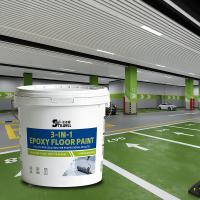 China Durable 3 in 1 Floor Paint with Synthetic Resin Emulsion & Additives for Indoor Outdoor Concrete Cement Floor Coating for sale