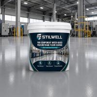 China Two Component Water Based Polyurethane Floor Coating Low VOC UV Resistant Heavy Duty Topcoat for sale
