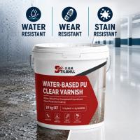 China Water Based PU Clear Varnish Two Component High Gloss Transparent Protective Coating for Epoxy Floors for sale