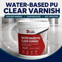 China Water Based PU Clear Varnish Two Component High Gloss Transparent Protective Coating for Epoxy Floors for sale