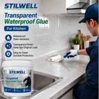 China Water Based Transparent Polyurethane Waterproof Coating for Bathroom Window Sill Exterior Wall and Tile Repair for sale