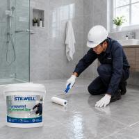 China Water Based Transparent Polyurethane Waterproof Coating for Bathroom Window Sill Exterior Wall and Tile Repair for sale