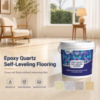 China Epoxy Colored Sand Self-Leveling Floor Paint with Custom Color Options for Importers, Wholesalers and Projects for sale
