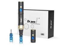 China Dr pen A8s Black Dermapen 2023 Latest Wireless Digital 6 Levels for Head Target Skin Rejuvenation Device for sale