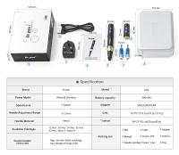 China Neck/Throat Target Area Microneedling Newest Dermapen Drpen with 18 Pins Needles for sale