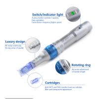 China Dr Pen Ultima A6 Electric Microneedle Roller For Lips 1/3/7/9/12/24/36/42/nano Needles for sale