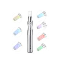 China Silver Body Color 7 Color LED Photon Electric Derma Pen for Skin Rejuvenation Function for sale