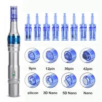 China Plastic PC Body Material Derma Pen Needles for A1 A6 A7 M5 M7 M8 A6S N2 MYM X5 E30 for sale