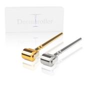 China Newest Home Metal Gold Silver Derma Roller With 192 Titanium Needle for Beard Growth for sale