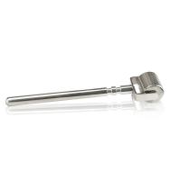 China Newest Home Metal Gold Silver Derma Roller With 192 Titanium Needle for Beard Growth for sale