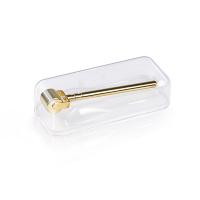China Newest Home Metal Gold Silver Derma Roller With 192 Titanium Needle for Beard Growth for sale
