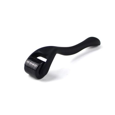 China Matte Black 540 Titanium Needles 0.5mm Hair Beard Derma Needle Roller Dermaroller 2022 for sale