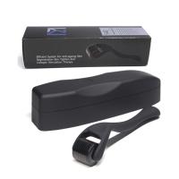 China Matte Black 540 Titanium Needles 0.5mm Hair Beard Derma Needle Roller Dermaroller 2022 for sale