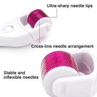 China Stainless Steel/Titanium Microneedle Derma Roller 0.2-3.0mm for Skin Rejuvenation for sale