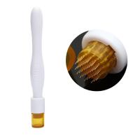 China White Handle Professional 40 Needle Titanium Derma Stamp Micro Needling Therapy System for sale