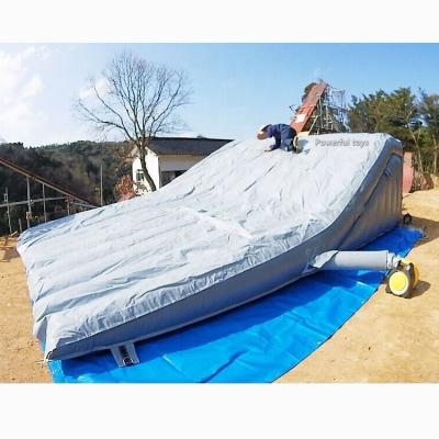 China 22.9x14.76x6.56ft FMX Ramp Inflatable Stunt Jump Airbag Landing Ramp Bike Jump Air Bag for sale