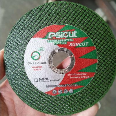 China ESTCUT B0195 Abrasive Cutting Disc Grinding Wheel Golden 1.2mm for sale