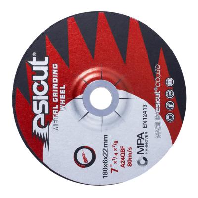 China 6x22mm MPA Metal Abrasive Disc D150mm Grinding Wheel for sale