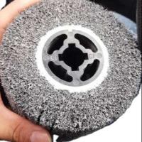 China Hardness Q Black Nylon Grinding Wheel 150*100*22mm Circular Cutting Disc for sale