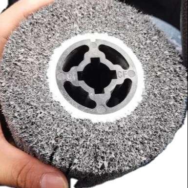China Hardness Q Black Nylon Grinding Wheel 150*100*22mm Circular Cutting Disc for sale