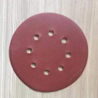 China Aluminium Oxide Abrasive Sand Paper 125mm Sanding Discs 40 Grit for sale