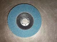 China Abrasive Round Zirconium Flap Disc 100mm Grinding For Stainless Steel Metal for sale