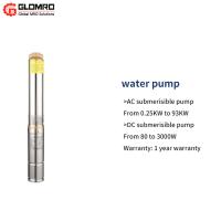 China BAXIT 2HP Brushless Solar Powered Submersible Deep Well Water Pump DC110V for Agriculture Irrigation for sale