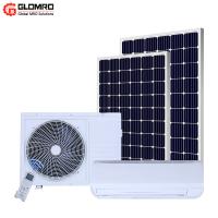China BAXIT 12000 BTU Solar Powered Air Conditioner DC 48V Off Grid Hybrid Split Wall Mounted Cooling Heating for sale