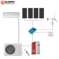 China Hybrid Solar Powered Wall Mounted Air Conditioner 12000 BTU DC 48V Split System for sale