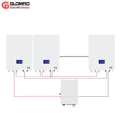 China Wall Mounted LiFePO4 Solar Battery 48V 100Ah 200Ah 300Ah 5kWh Power Wall for Home Energy Storage for sale