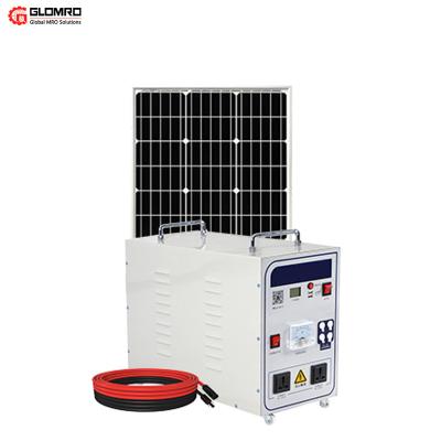 China Home Outdoor Solar Generator System 300W 800W 1500W Photovoltaic Panel Mobile Emergency Power for sale