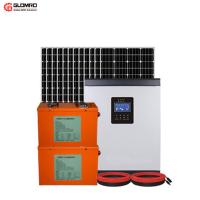 China Off Grid Solar Power System 100W 12V 24V Monocrystalline Panel Battery Charging Kit for sale