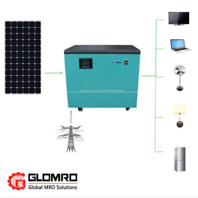China 1kw to 5kw Off Grid All In One Solar Power System with Lithium Battery Portable Solar Generator for sale