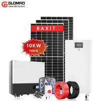 China BAXIT 5KW 10KW 12KW Hybrid Solar Power System Off Grid On Grid 220V 230V 240V for sale