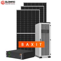 China BAXIT 50KW 150KW 500KW Industrial Solar Power System with Lithium Battery 455W Mono Panels for sale