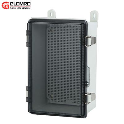 China Rainproof  Solar PV Mounting System Outdoor Buckle Transparent Waterproof Electrical Box Distribution Box Plastic for sale